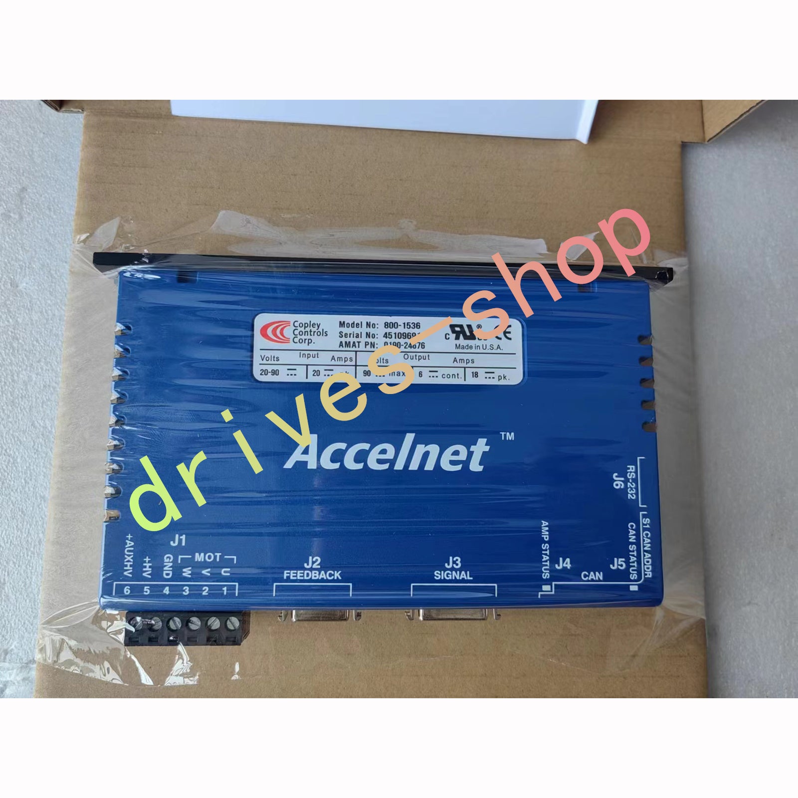 New Copley Controls 800-1536 Accelnet AMAT Applied Materials ...